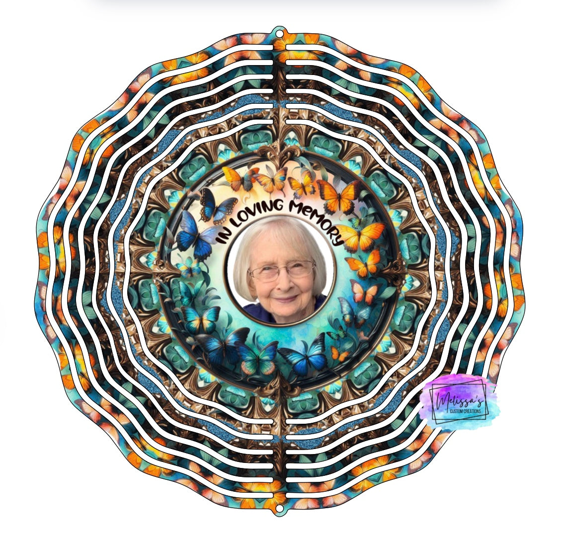 Personalized Memorial Wind Spinner – Melissa's Custom Creations